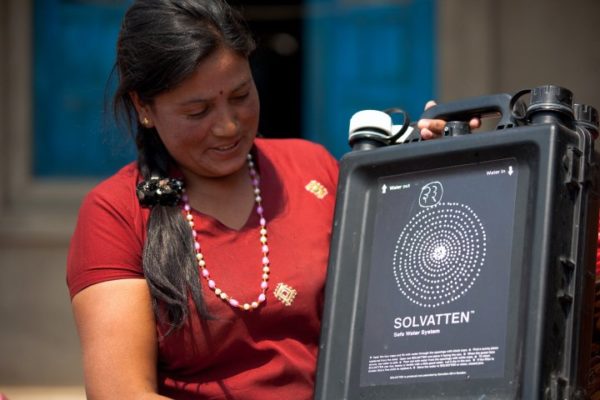 Solvatten rend l'eau potable grâce au soleil | Paris Global Forum